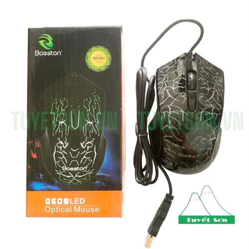 Chuột Bosston D608 Gaming LED - Tuyết Sơn PP trọn gói thiết bị văn phòng + dịch vụ sửa chữa