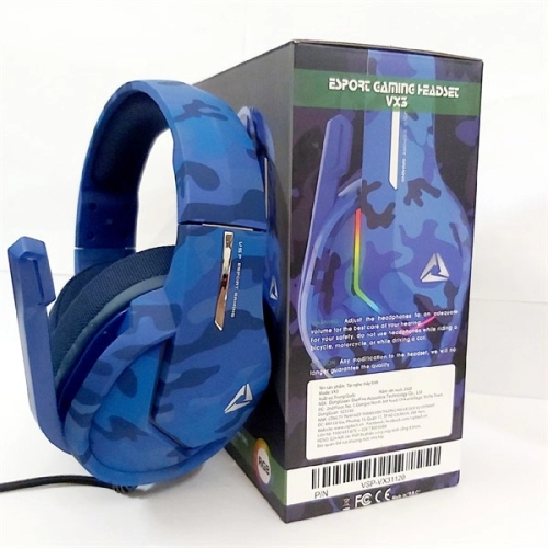Tai nghe Esport gaming VSP VX3 (USB+jack 3.5) - Tuyết Sơn PP trọn gói ...